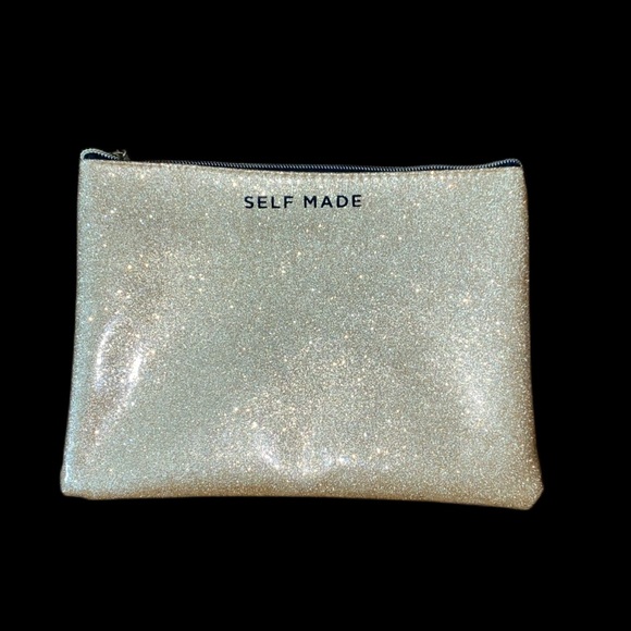 ruby & cash | Bags | Ruby Cash Self Made Make Up Cosmetics Bag Gold ...